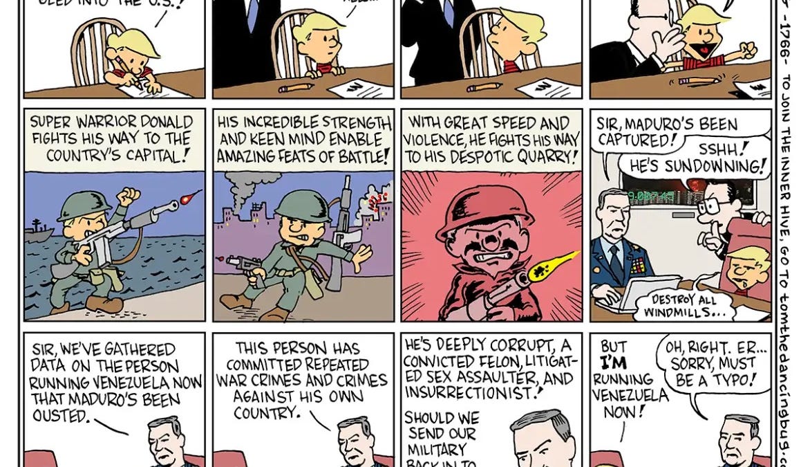 Tom the Dancing Bug - by Ruben Bolling - The Contrarian