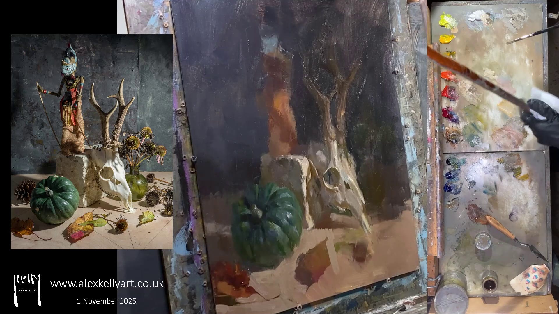 'Season of the Witch' - still life in oil - Alex Kelly Art