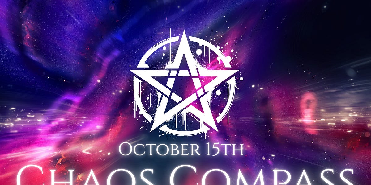 Chaos Compass-Daily Astrological Map - by Grey Galaxie