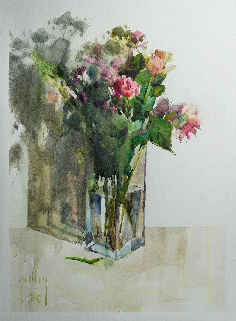 January Strada: Thirty-One Daily Paintings - Alex Kelly Art