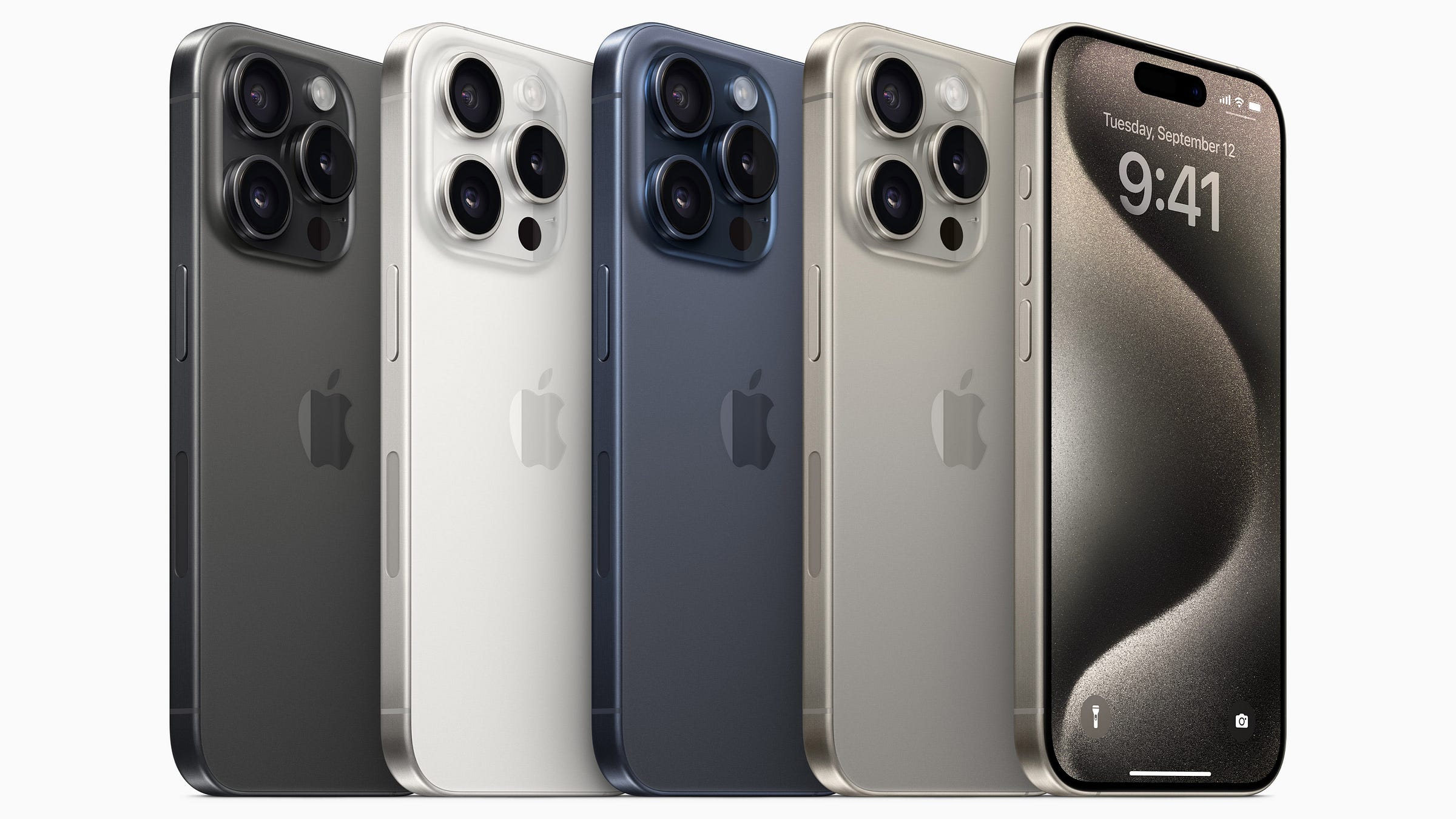 iPhone 15 Pro colors: see Apple's four titanium colors