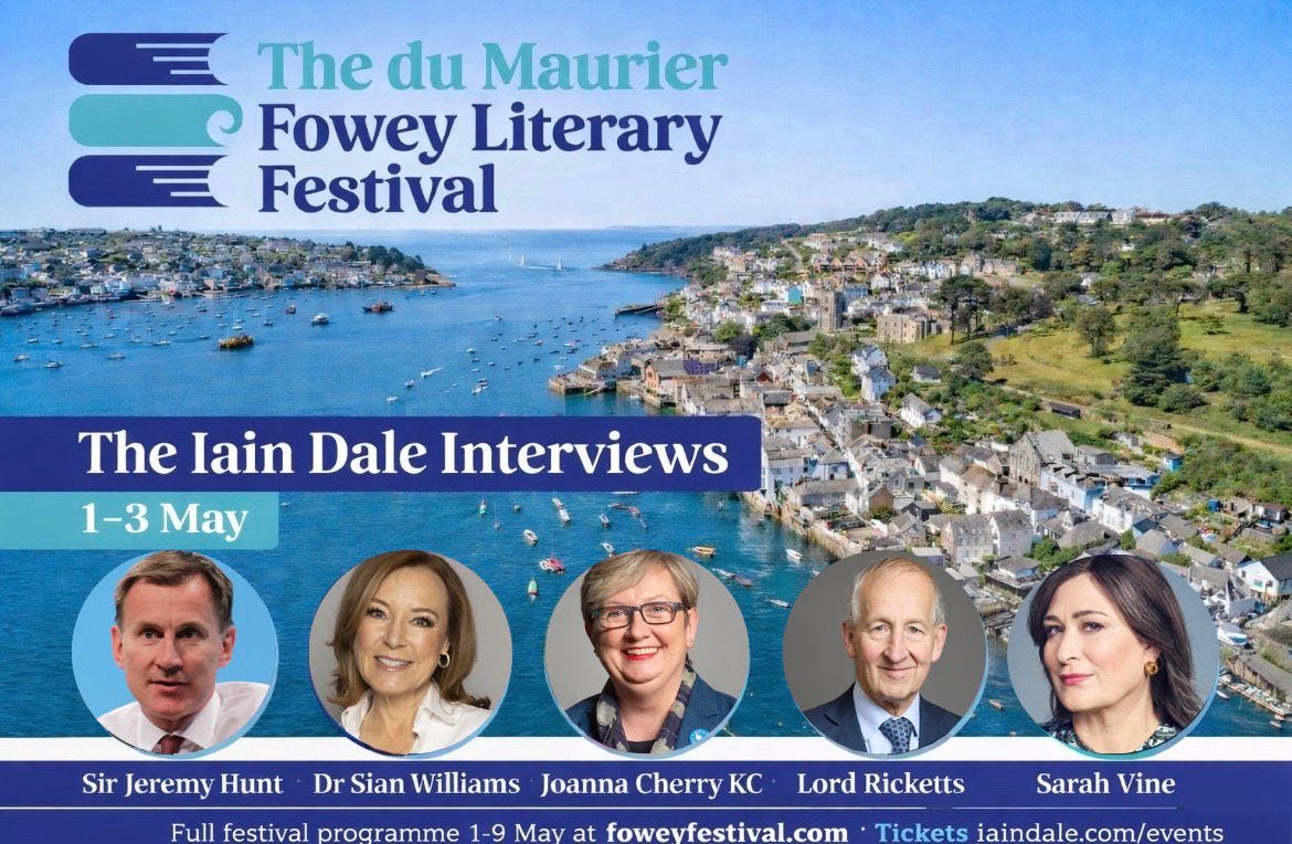 Iain Dale's Sunday Newsletter No 346: What I Thought of the Huw Edwards ...
