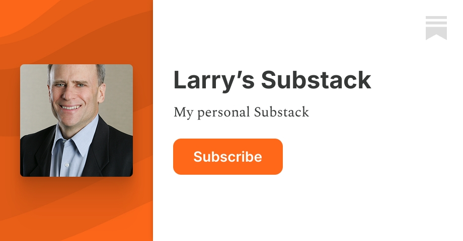 Larry’s Substack | Larry Swedroe | Substack