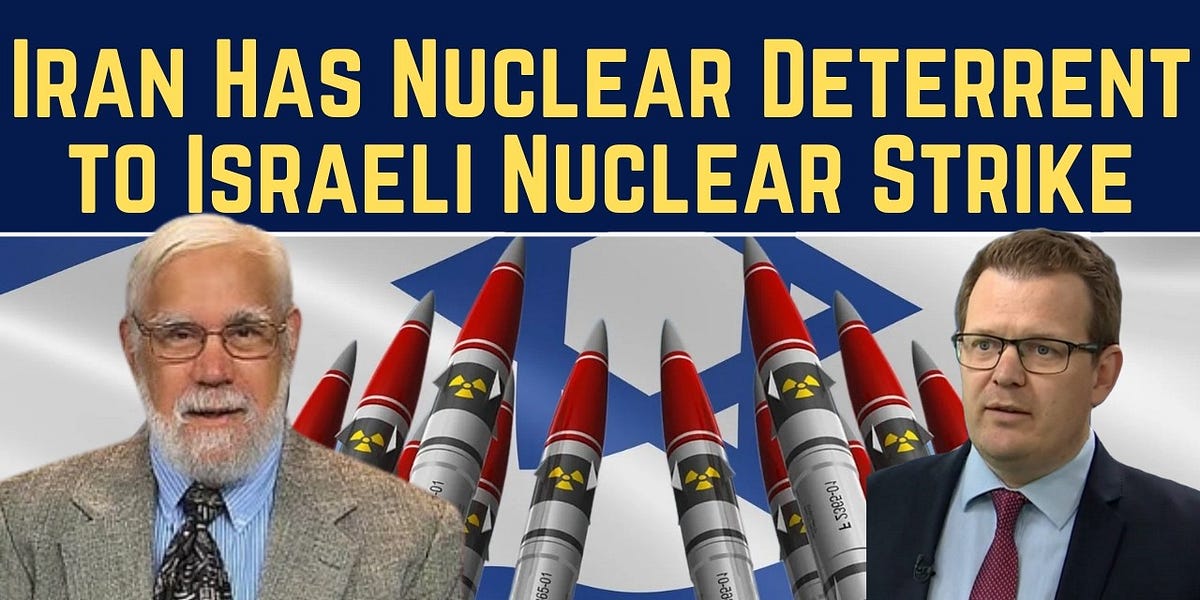 Theodore Postol: Iran Already Has Nuclear Deterrent to Israeli Nuclear ...
