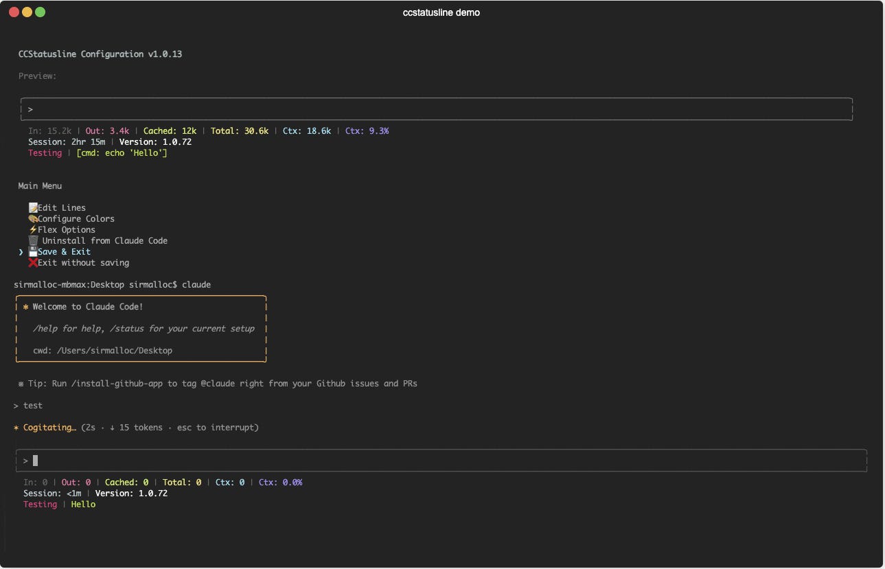 Claude Code status lines that actually matter