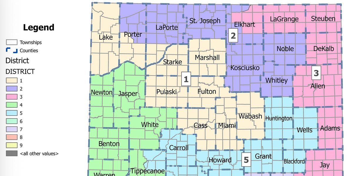 Indiana House passes new congressional district maps; how your ...