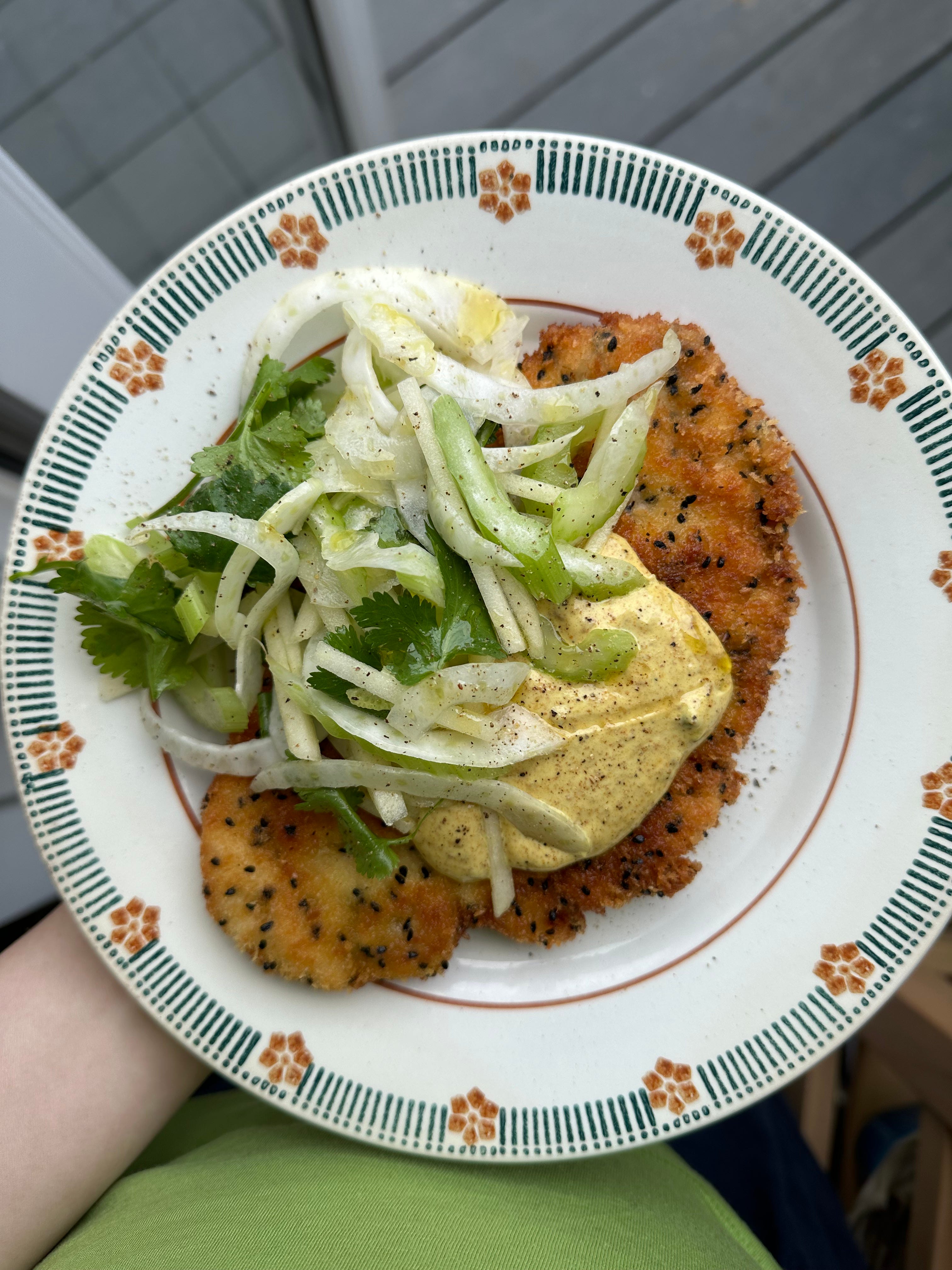 #79 - Coconut Caramel Chicken Lettuce Cups + Coronation Chicken Schnitzel