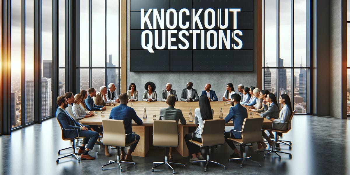What Are Knockout Questions: Know Them, Answer Them