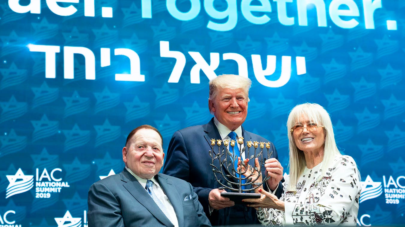How The War With Iran Was Bought By Adelson Money.