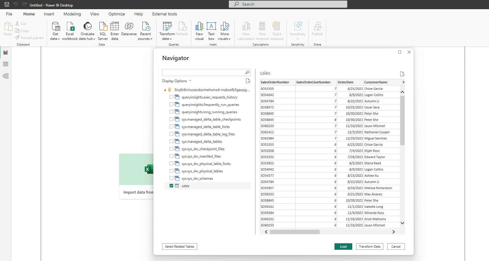 Linking MS Power BI to Microsoft Fabric Lakehouse