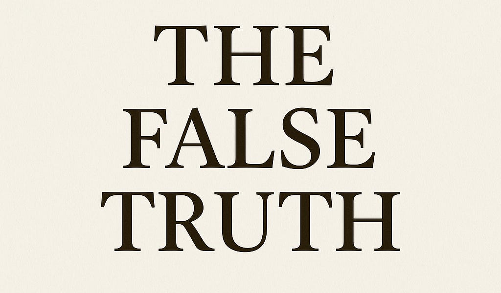 The False Truth - by Joseph Smith - The Joseph Journal