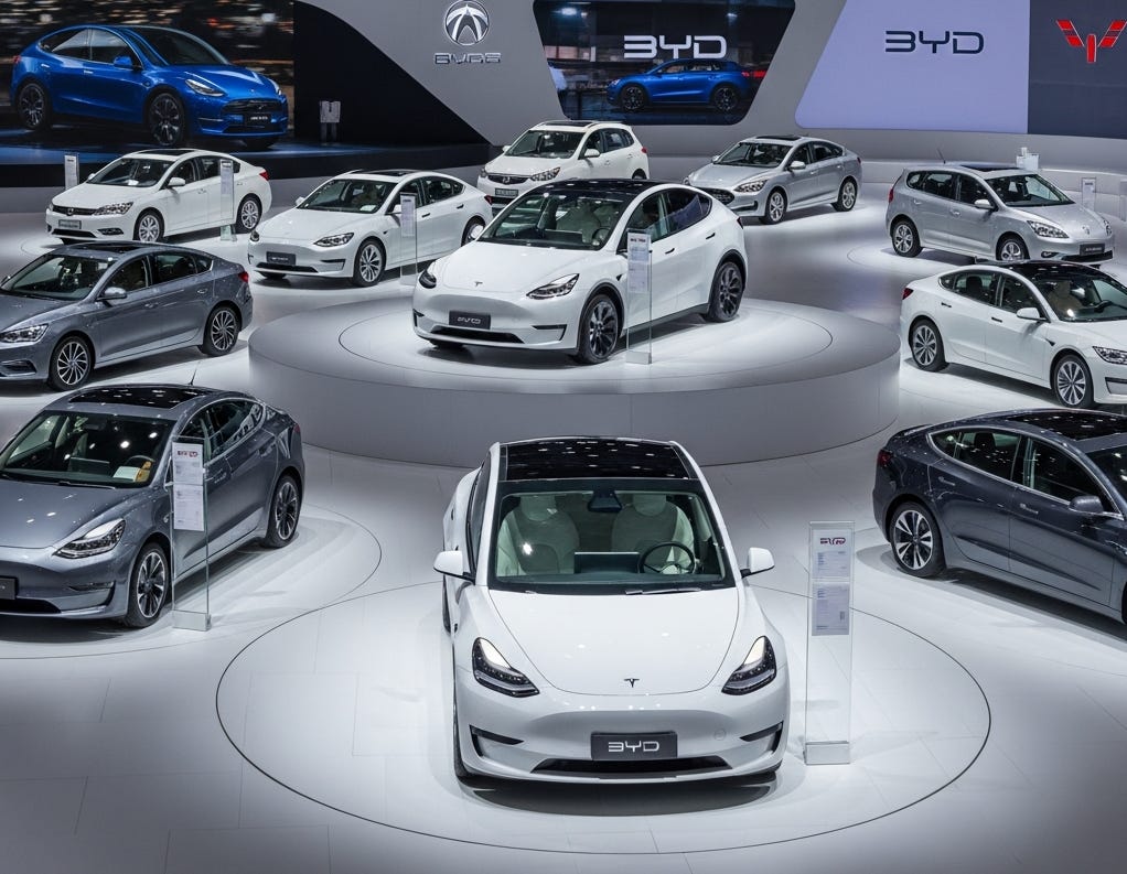 China's Car Industry Now Three Years Ahead of Europe and America