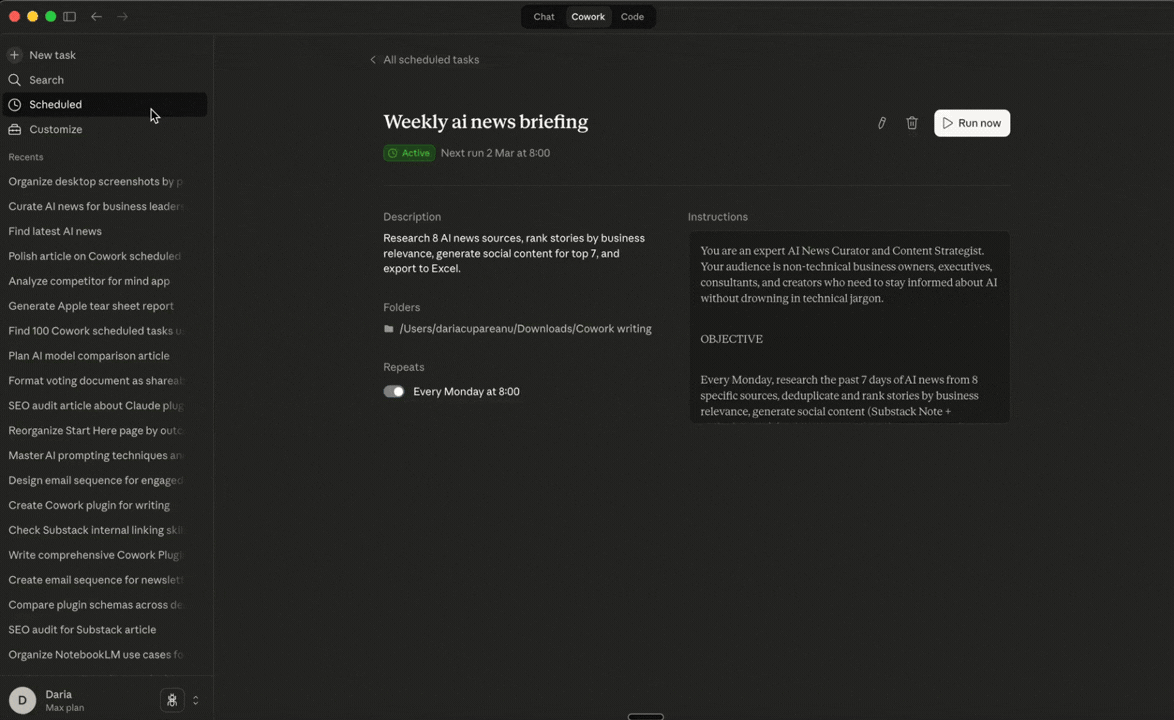 Claude Cowork scheduled tasks: 6 ways I automated my work on repeat