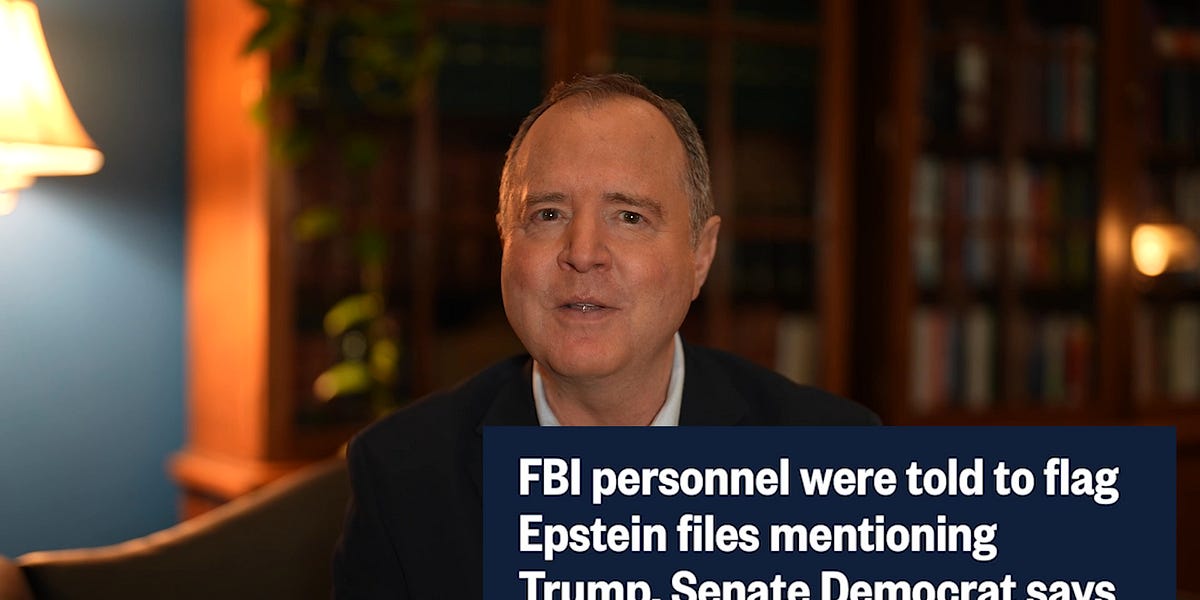 The Epstein Files Are Coming...Right? - by Sen. Adam Schiff