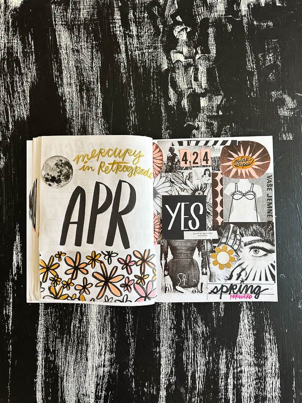 Inside my 2024 Currently Workbook - by Tracy Benjamin