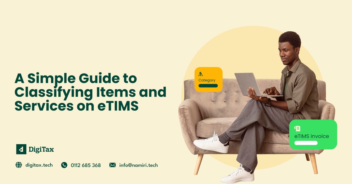 A Simple Guide to Classifying Items and Services in eTIMS