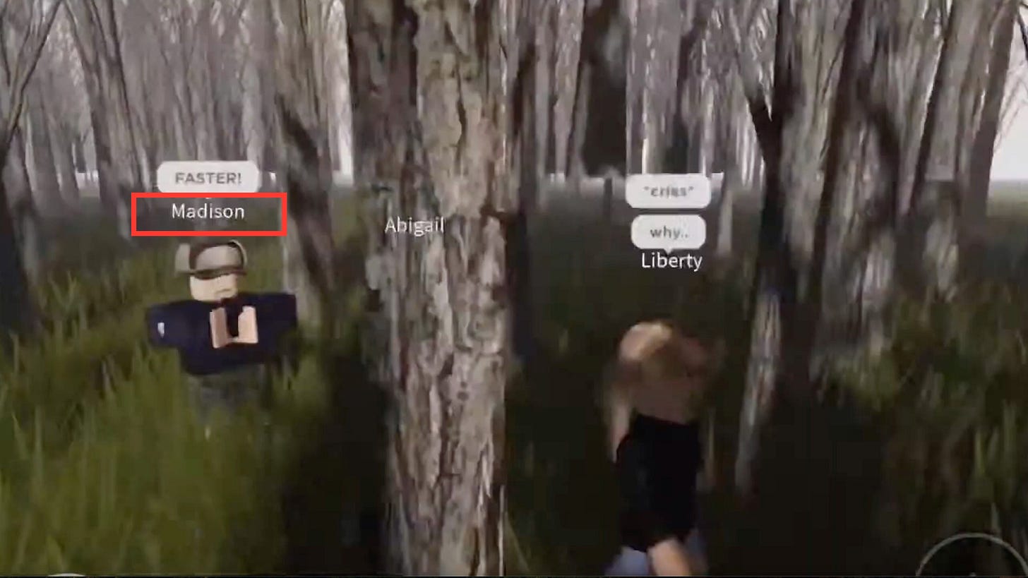 The Delphi Murders Roblox Video - TheProf(c)’s Substack