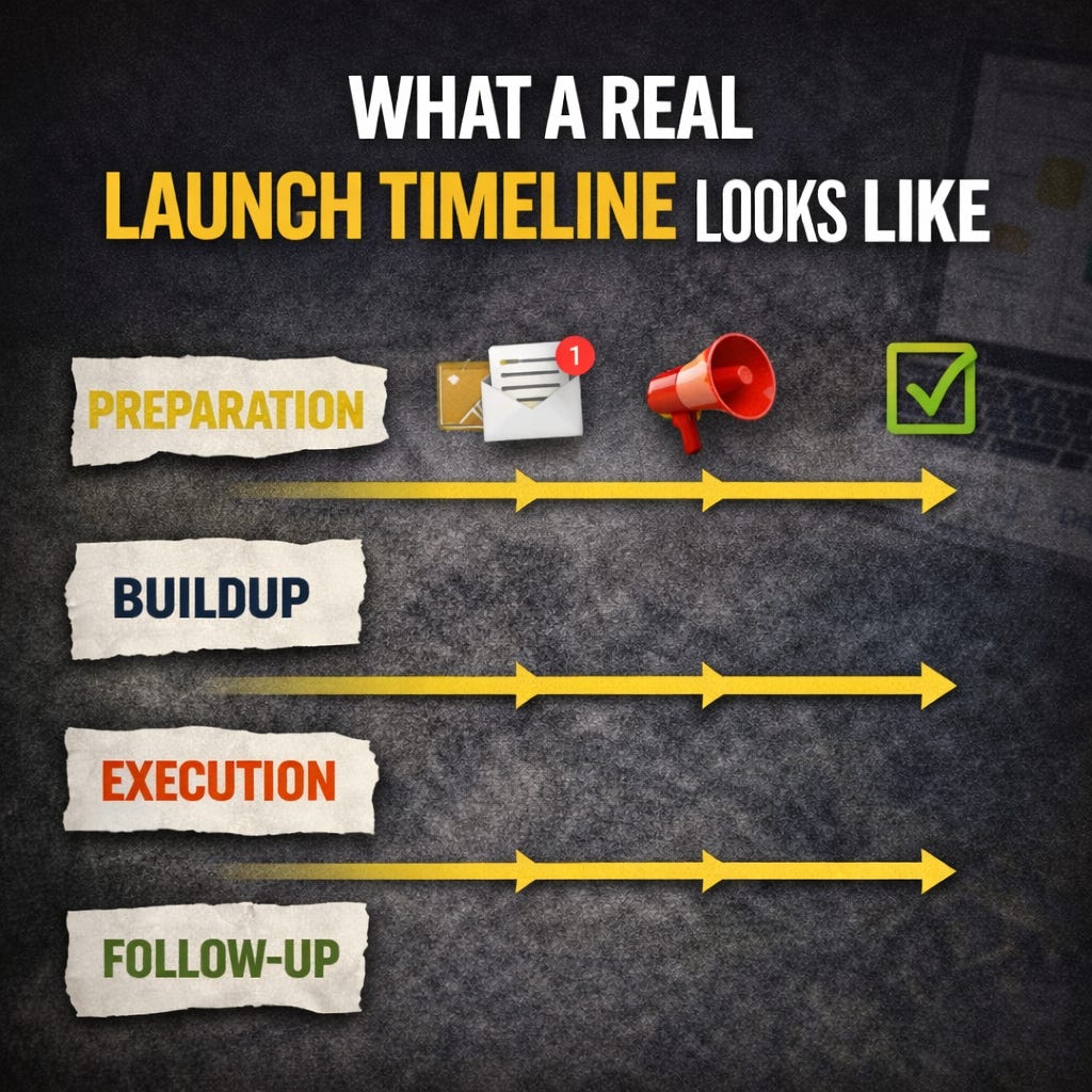 What a Real Launch Timeline Looks Like - Craig Kelley