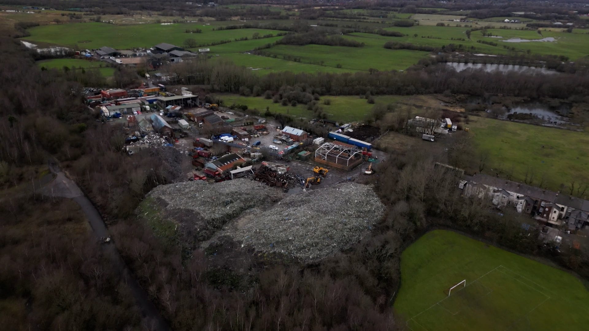 How a rotting illegal waste site belongs to the King’s royal estate