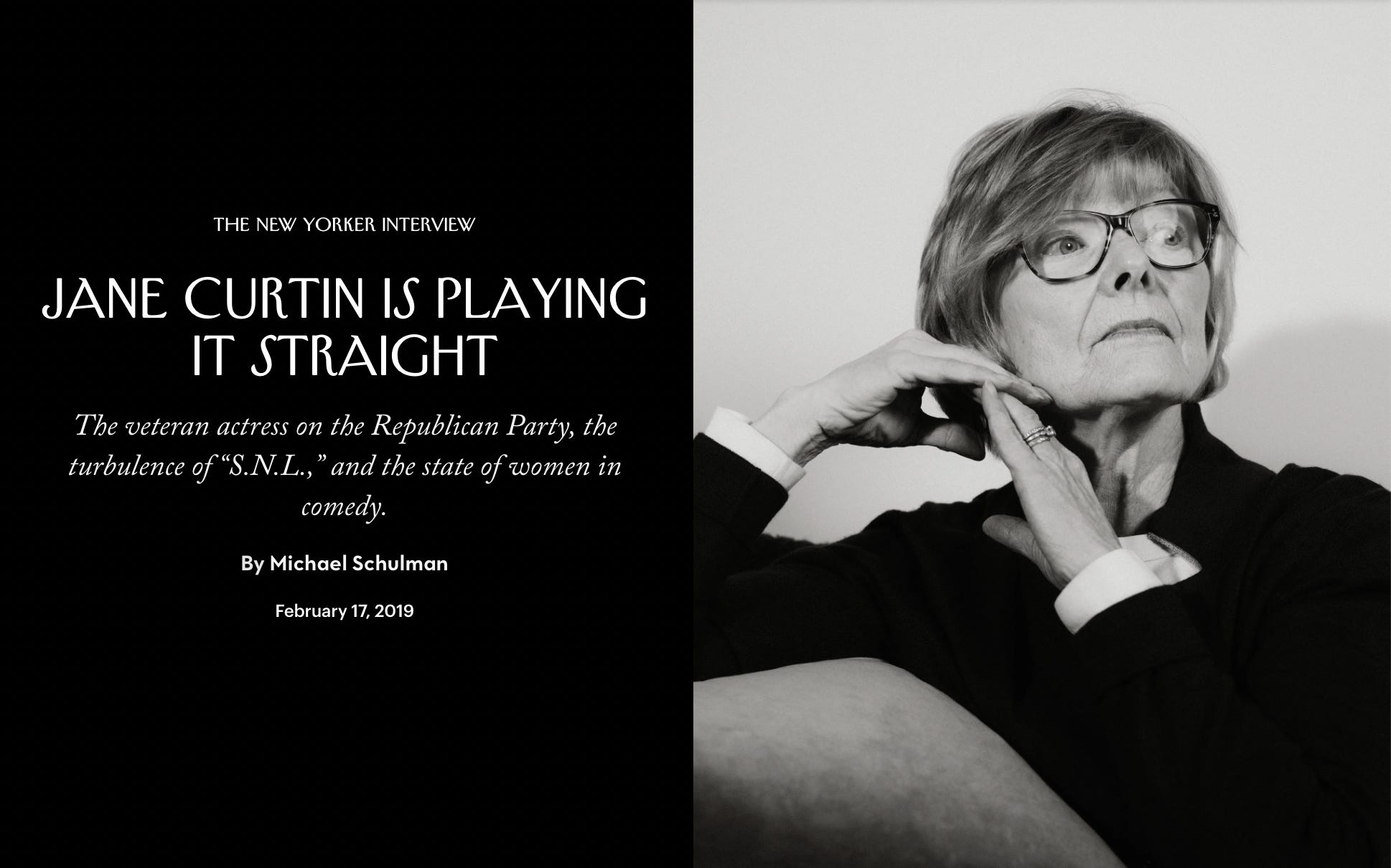 Behind The Scenes: Jane Curtin is Wiser Than Me