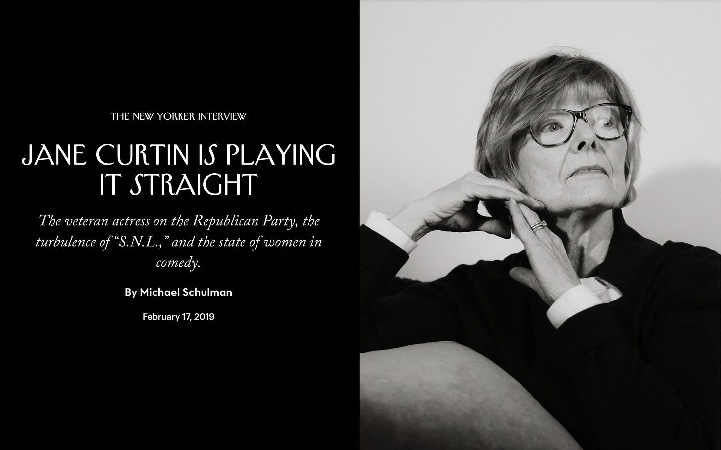 Behind The Scenes: Jane Curtin is Wiser Than Me