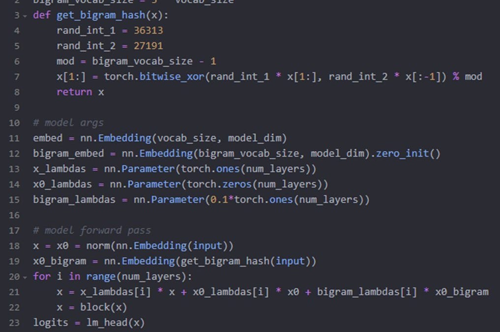 BlaGPT logs: Deepseek's Engram - N-gram Hash Memory for Transformers