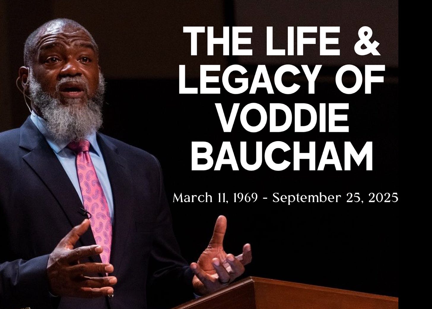 The Life And Legacy Of Voddie Baucham - by Tony
