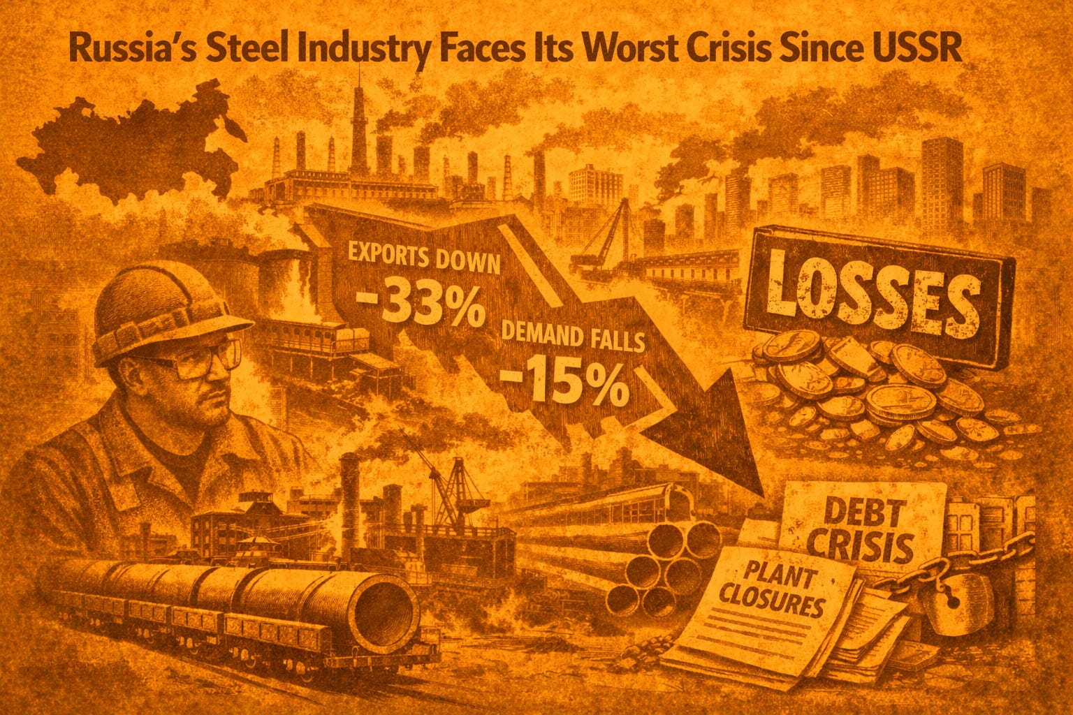 Russia’s Steel Industry Faces Its Worst Crisis Since USSR