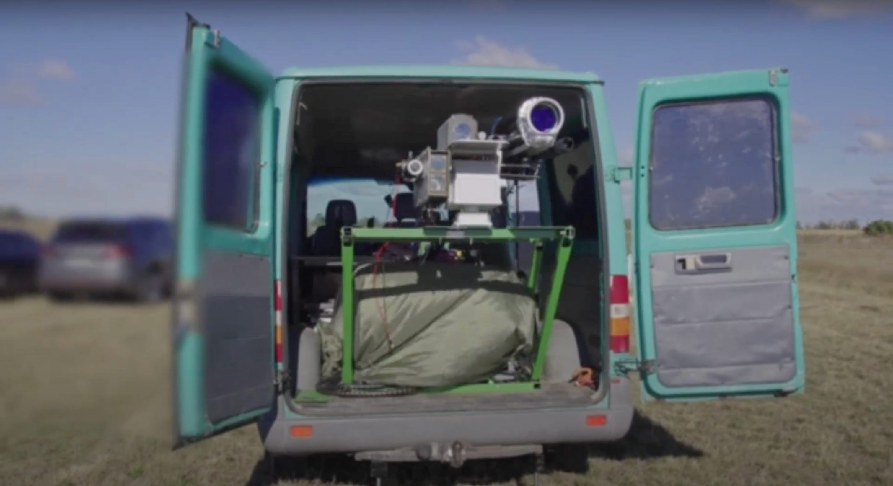 Ukraine Military Releases Video of 'Tryzub' Laser Weapon in Action