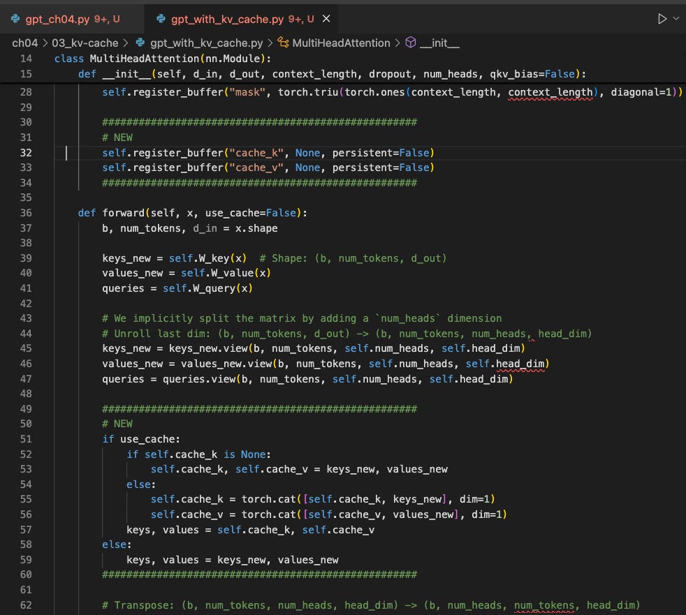 Understanding and Coding the KV Cache in LLMs from Scratch