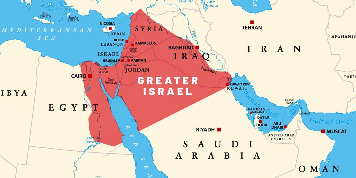 The Greater Israel Project must never be permitted.