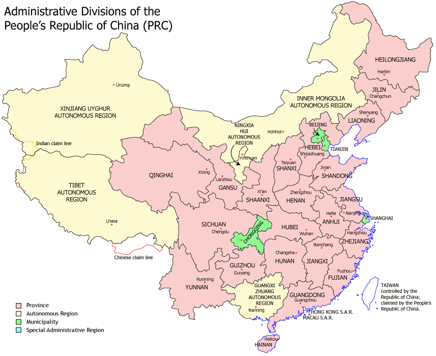 How To Understand the Provinces, Prefectures, Counties and Towns of ...