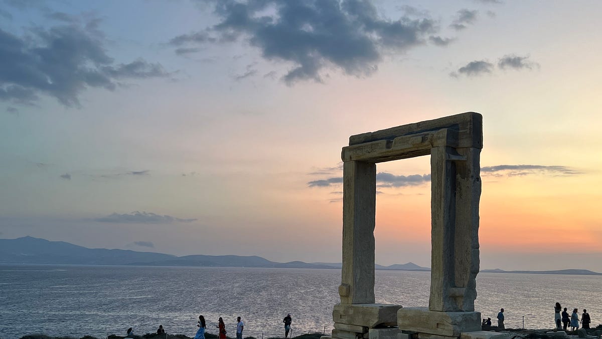 The Portara of Apollo - by Carla Roxanne