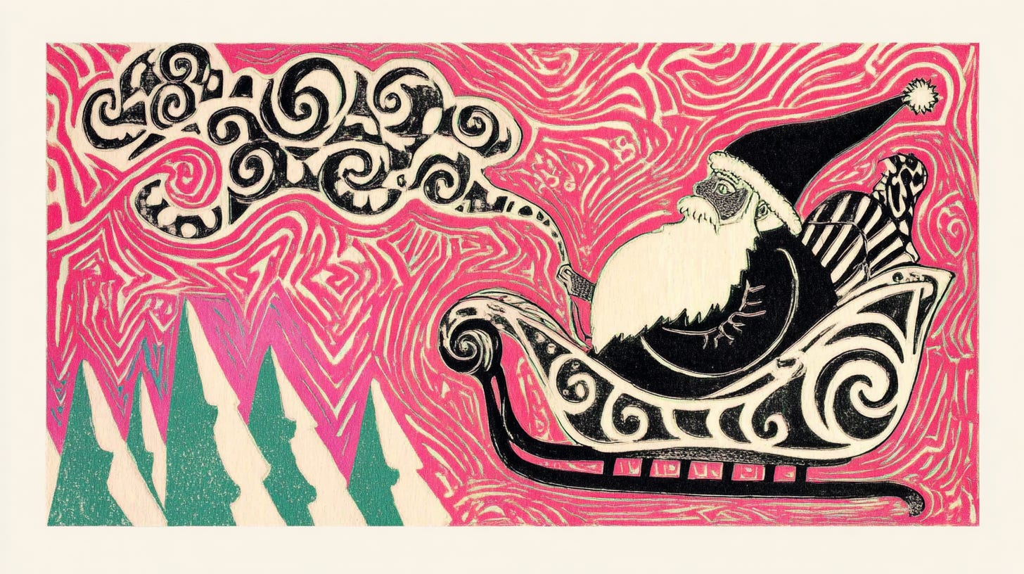 Merry Christmas — Imagining Santa - AI Images by Tita Costa