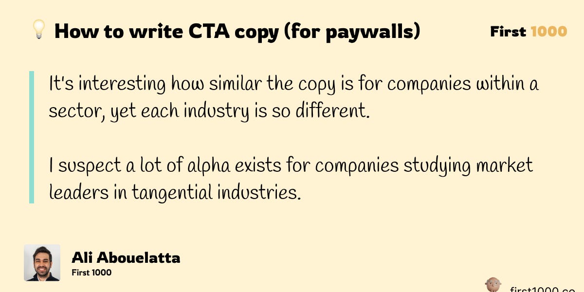 📖 How to write CTA copy (for paywalls) - by Ali Abouelatta
