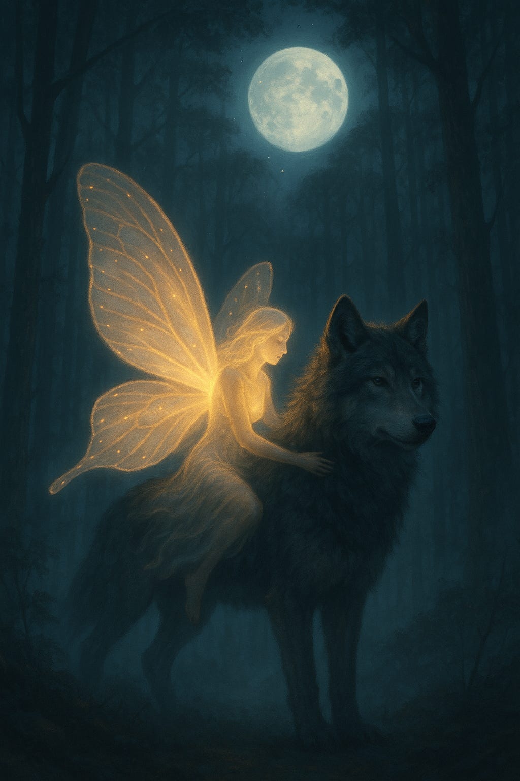 🦋🌼 From the Butterfly Garden: The Butterfly and the Wolf