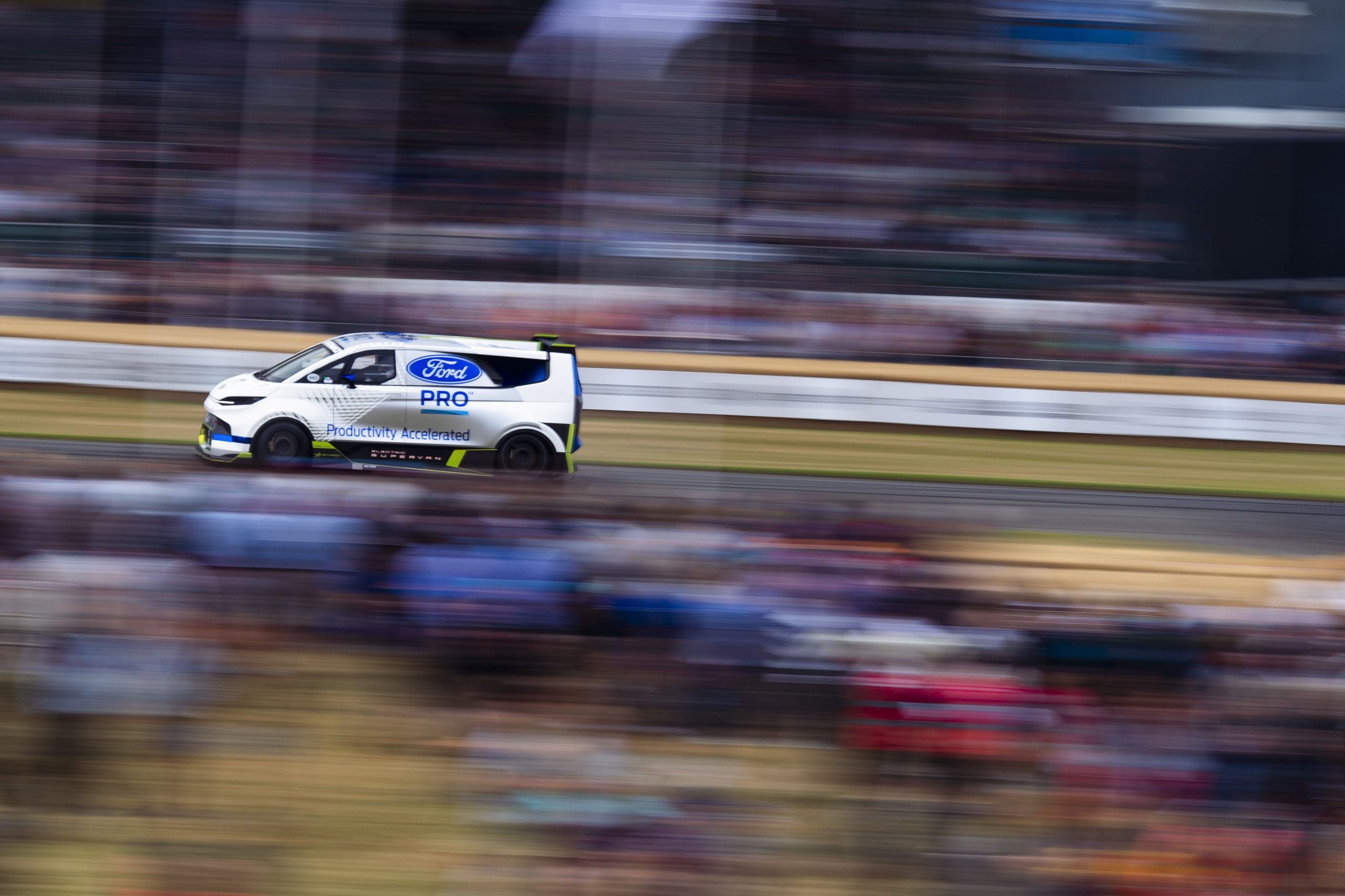 Ford's EV Supervan 4 decimates Goodwood Hillclimb