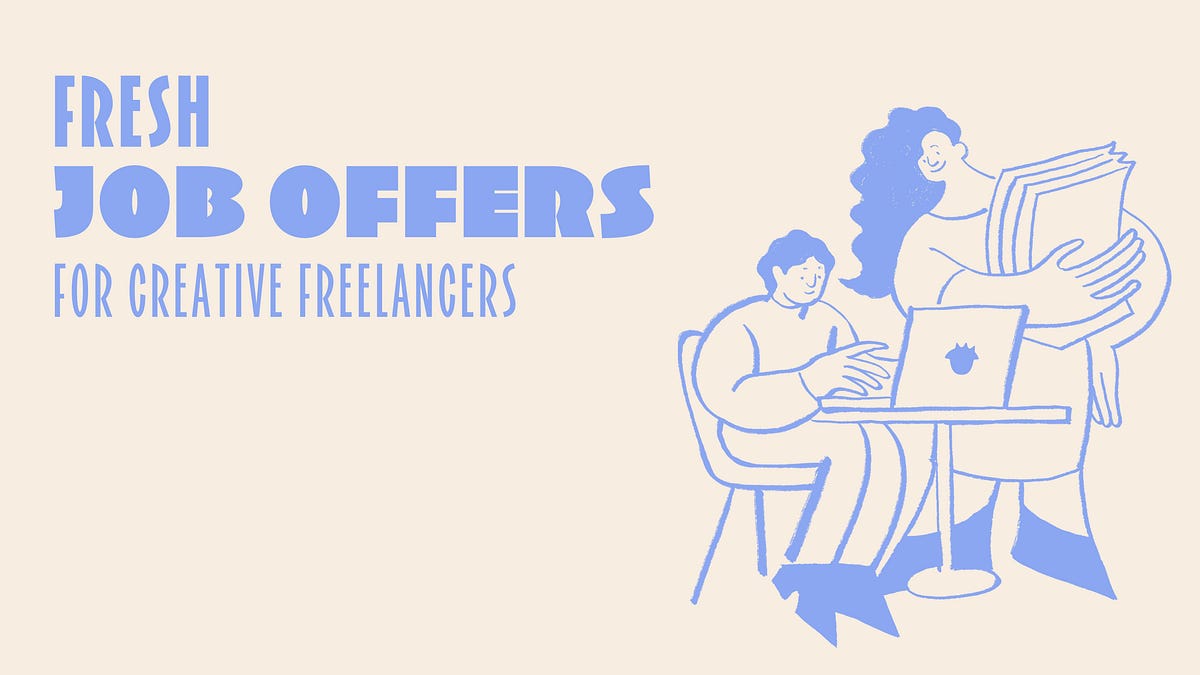 This week’s job opportunities - Janolo Creative