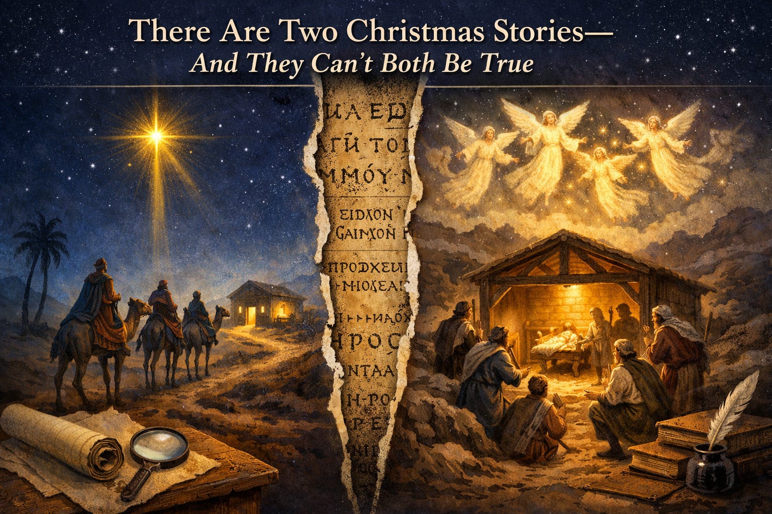 Christmas Story Bible Contradictions & Real Winter Solstice Truth