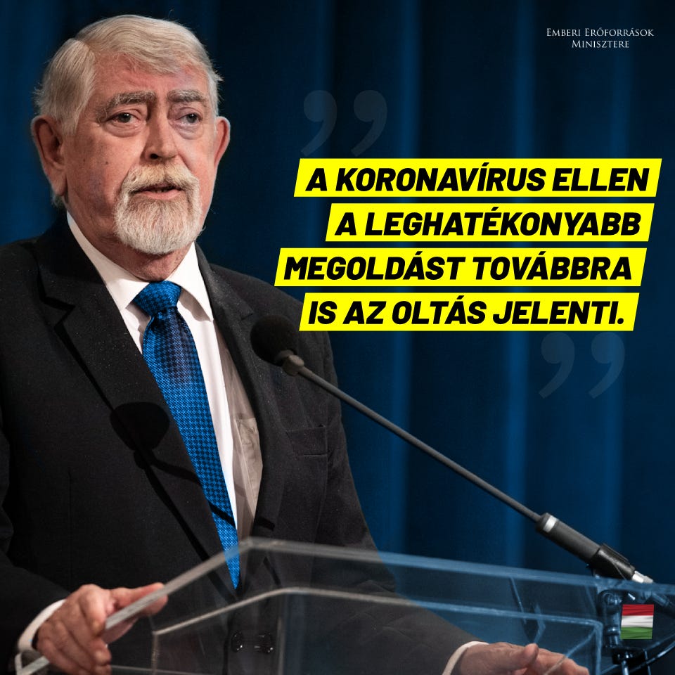 Meghalt Kásler Miklós, a hírhedt magyarországi COVID-terrorista!