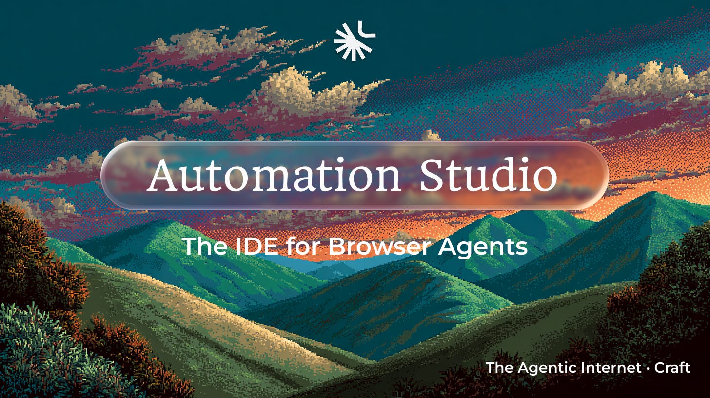 Automation Studio: Craft, Debug, and Deploy Browser Agents Faster