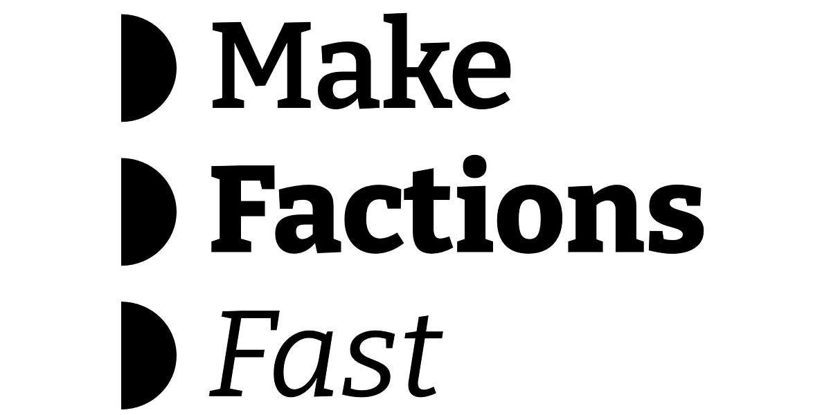 How to generate factions for DnD and RPGs quickly.