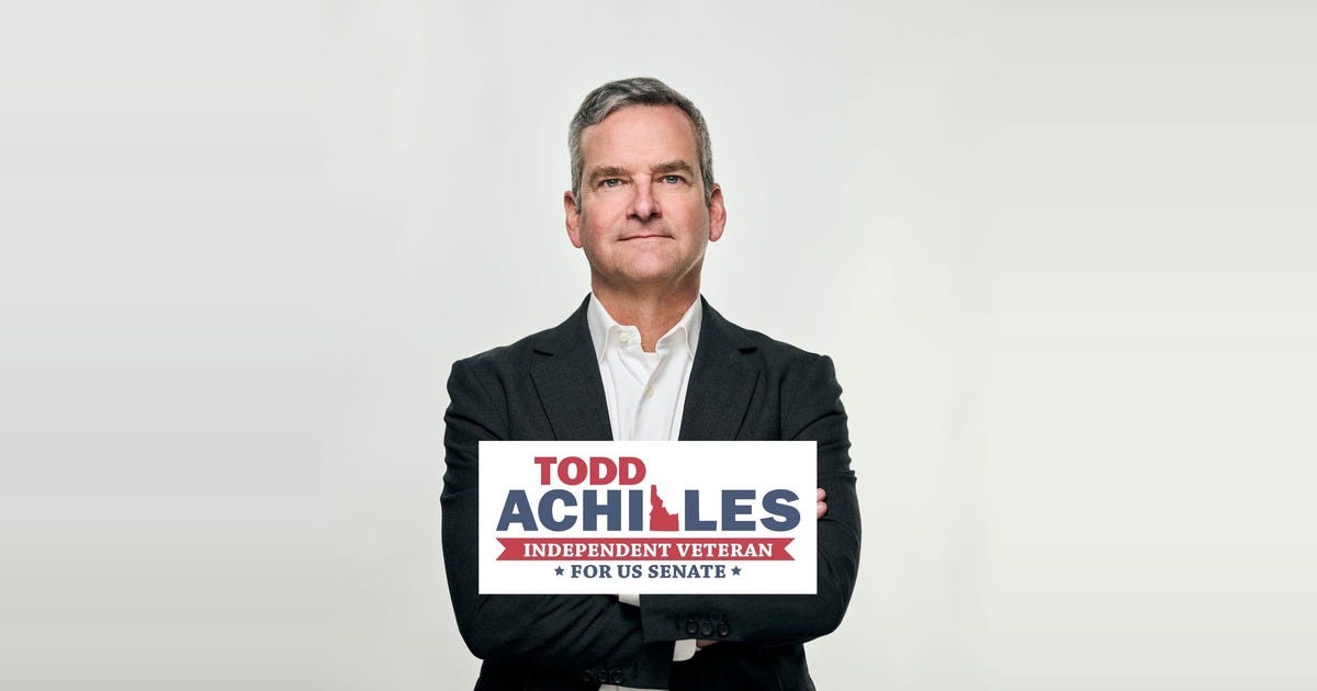 Who is Todd Achilles? An independent running for U.S. Senate in Idaho
