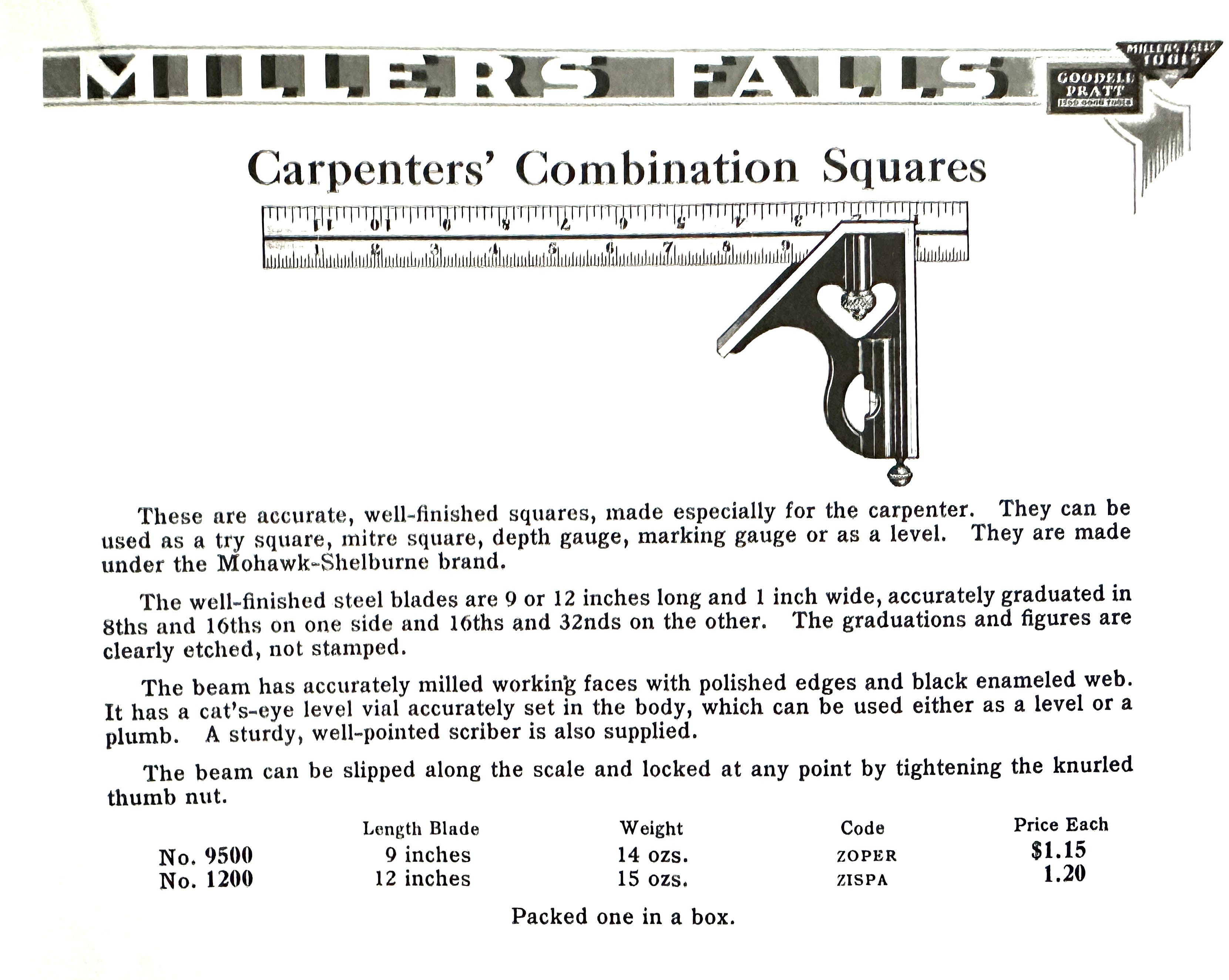 Carpenters Sliding Square