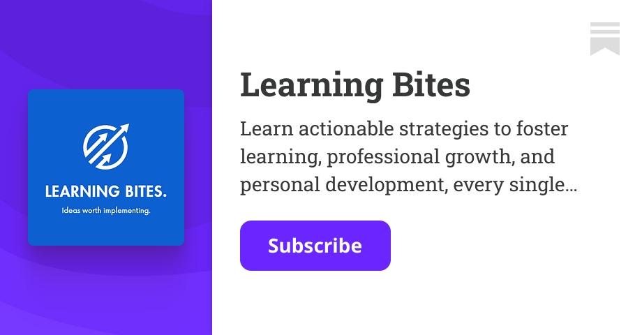 Learning Bites | Husnain R. Badami | Substack