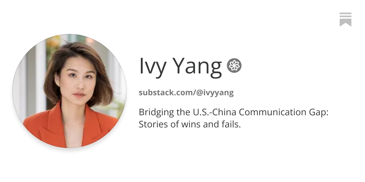 Ivy Yang | Substack