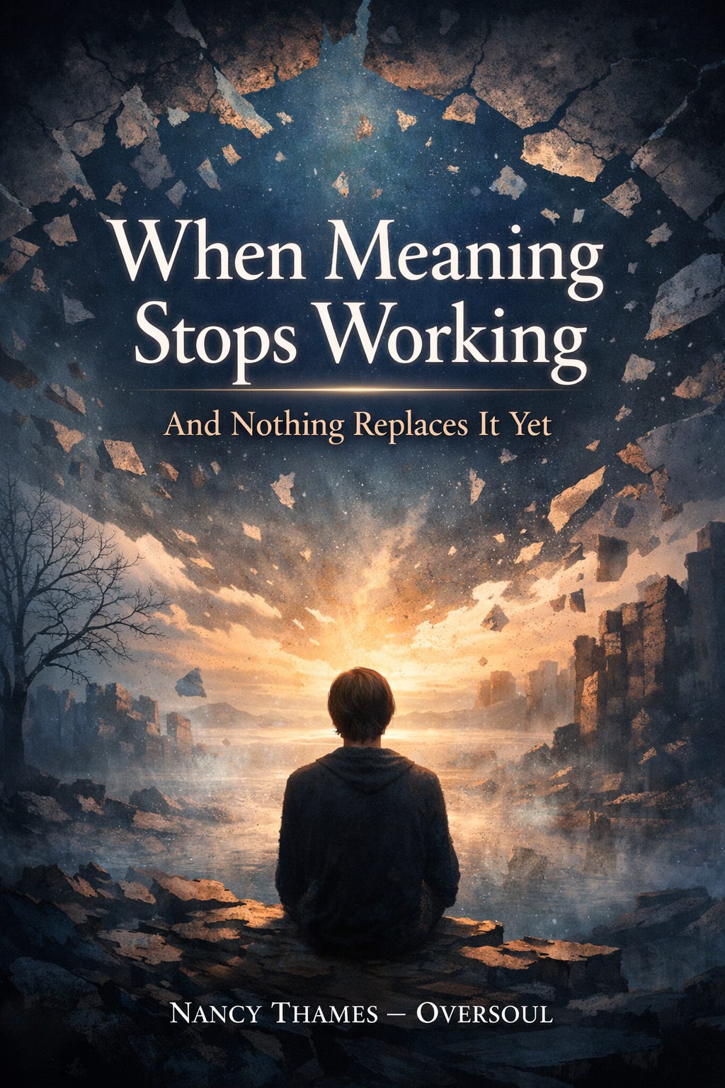 When Meaning Stops Working and Nothing Replaces It Yet