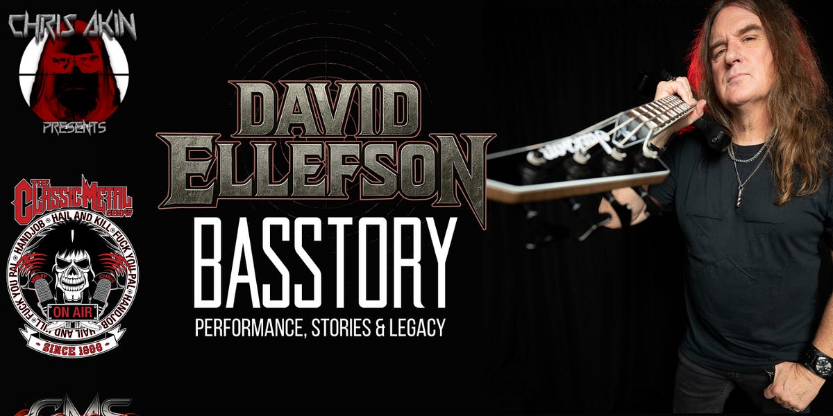 Shared post - David Ellefson: Why He Tells Stories on the Road (Audio)