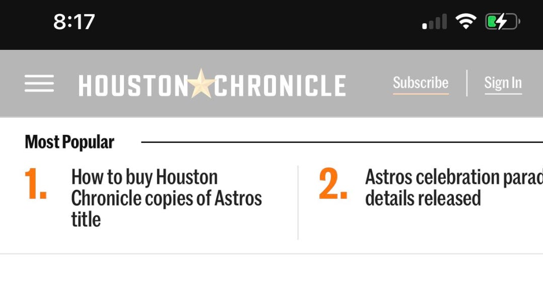 What is the Houston Chronicle Doing? - by Merissa Hansen