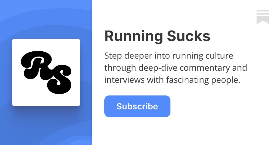Running Sucks | Raziq Rauf | Substack